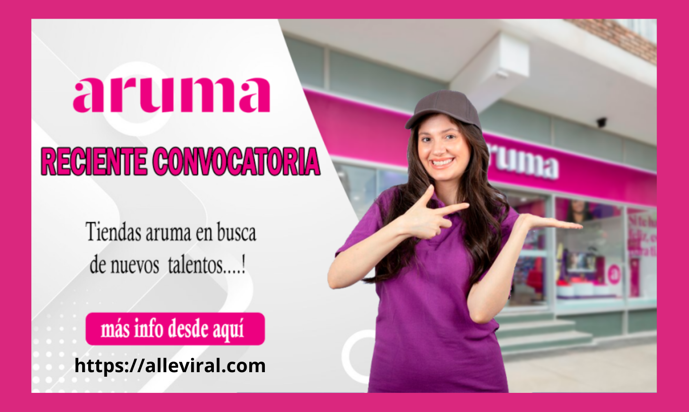 Ahora Puedes Formar parte del equipo de ARUMA