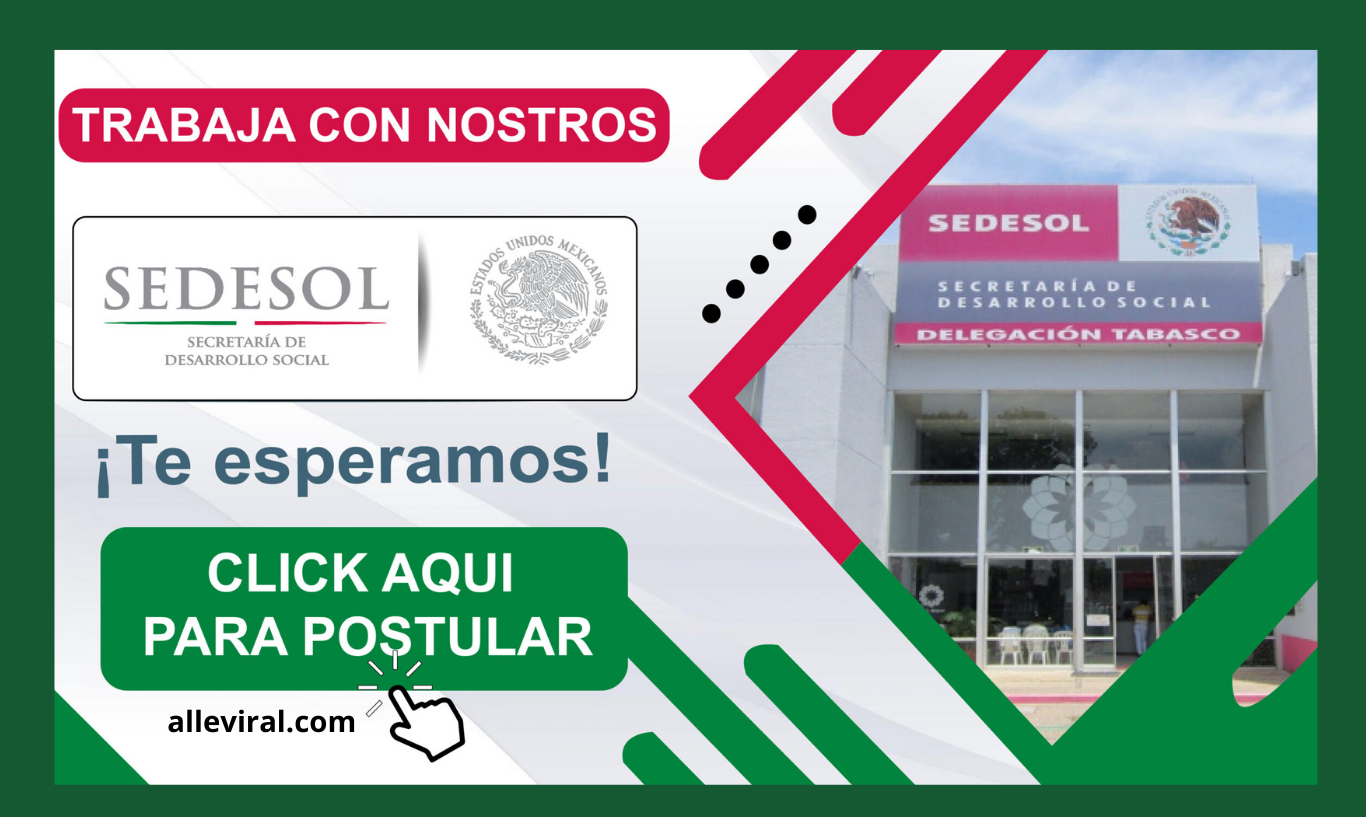 Nuevas Oportunidades de Empleo en SEDESOL